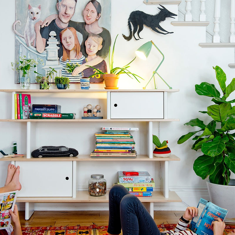Modern Storage & Shelves Mini Library | Oeuf Canada